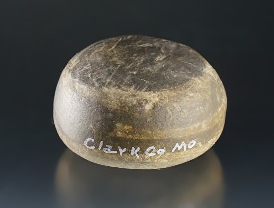 Fine 2 1/4" Slate Cone found in Clark Co., Missouri. Well patinated ...