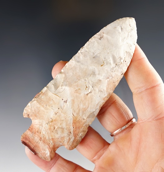 4 1/16" Archaic Broad Blade - Plain Twp., Wayne Co., Ohio. Pictured. Ex ...