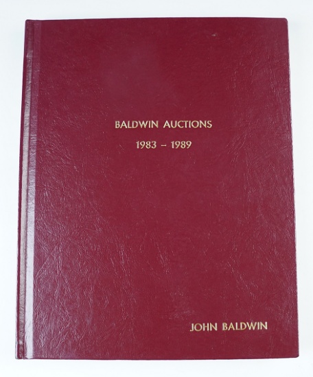 Hardback Book: Baldwin Auctions 1983 - 1989 by John Baldwin. Very good condition. | Art ...