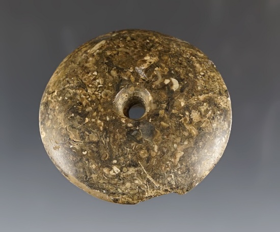 Heavily polished 2 3/4" perforated Pre-columbian Spindle Whorl. | Art ...