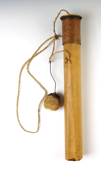 Very Unique! Jivaro Tribe blow gun dart and quiver set with original ...