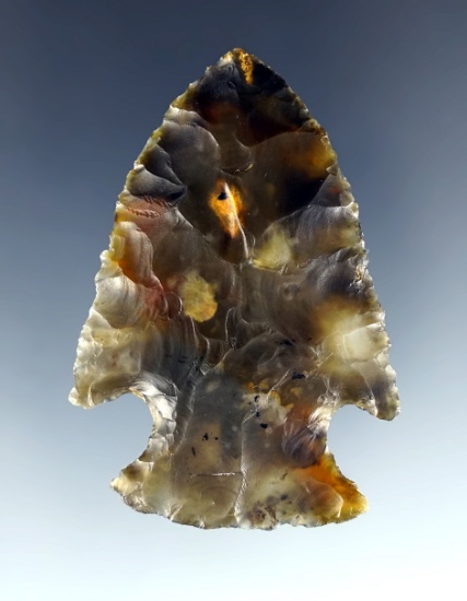 Classic 2 1/8" Moss Agate Hopewell found in Ross Co., Ohio. Absolutely ...