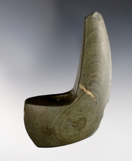 Classic 3 1/2" Geniculate Bannerstone found in Darke Co., Ohio. Made ...