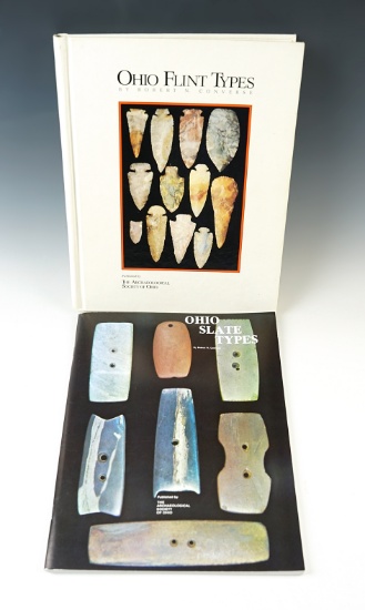 Pair of Converse Books: "Ohio Flint Types" and "Ohio Slate Types" both ...