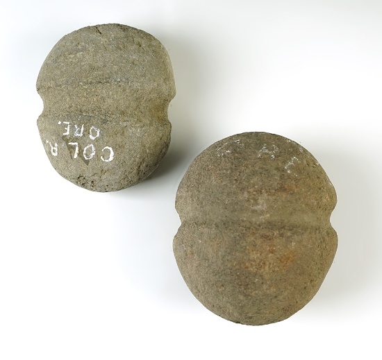 Pair of nicely made Net Weights found near the Columbia River in Oregon ...