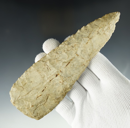 6 7/16" Triangular Blade found in Perry Co., Ohio. Heavily patinated ...