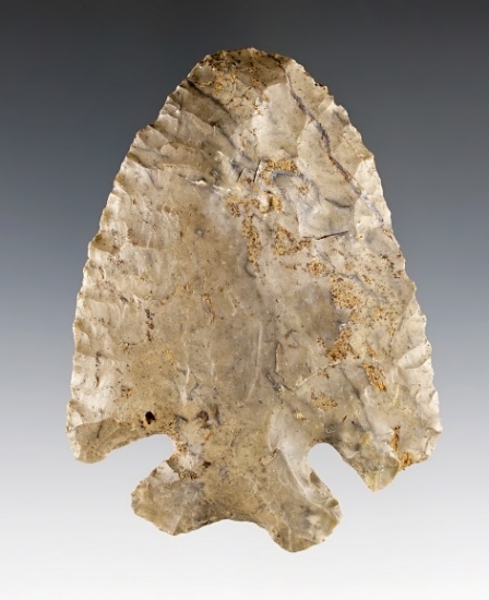 2 11/16" Thebes with a well styled base. Found in Fairfield Co., Ohio ...
