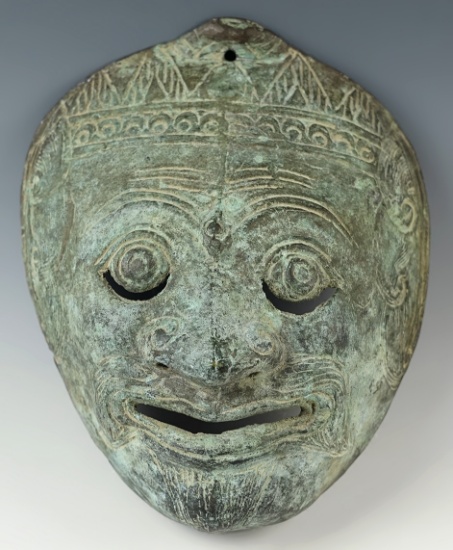 Very old! 7 1/4" Copper Mask recovered in Southeast Asia. | Art ...