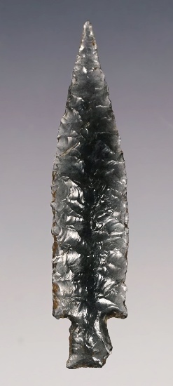 Excellent flaking on this 1 3/4" Obsidian Dagger Gempoint found near ...