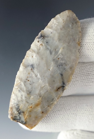 2 1/4" Paleo Lance made of beautiful Flint Ridge Flint. Found in Stark ...