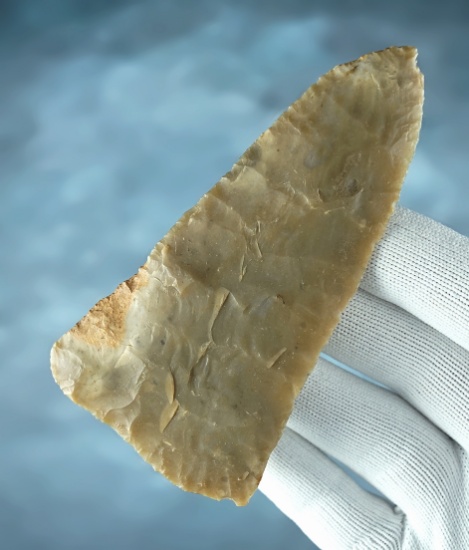 4 5/16" Triangular Blade made from Edwards Plateau Chert. Found in ...