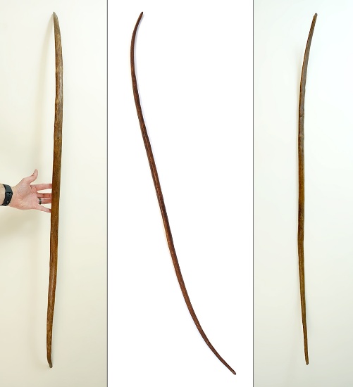 56 1/4" North American Plains Indian Wood Bow - authentic circa 1850 ...