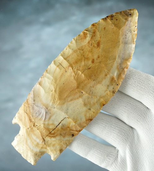 Large 6 1/8" Etley made from beautiful multi-colored flint. St. Clair ...