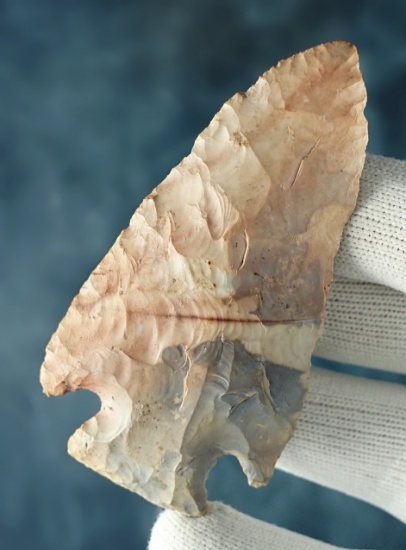 3 3/16" Flint Ridge Flint Pentagonal that is colorful. Found in Ohio ...