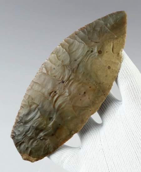 Thin and very well flaked! 6 1/2" PreColumbian Colha Flint Mayan Blade ...