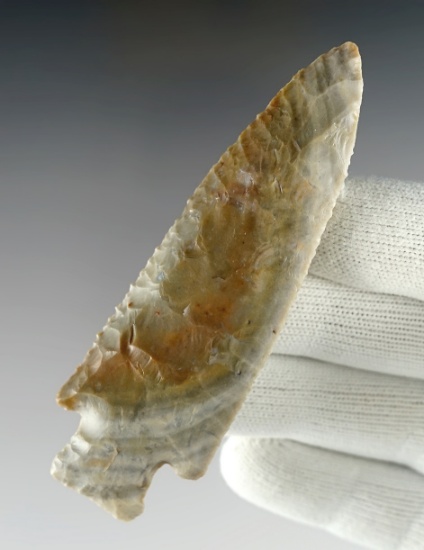 3 9/16" Hardin made of Sonora Chert. Found in Mason Co., Kentucky ...
