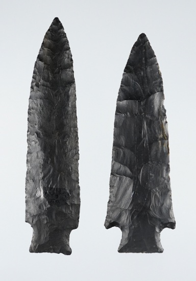 2 Beautiful Etley Points found together in a cache of 4 at the Hartford ...