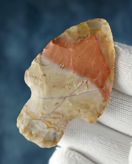 Highly colorful 2 1/2" Robbins Adena made from beautiful Flint Ridge ...