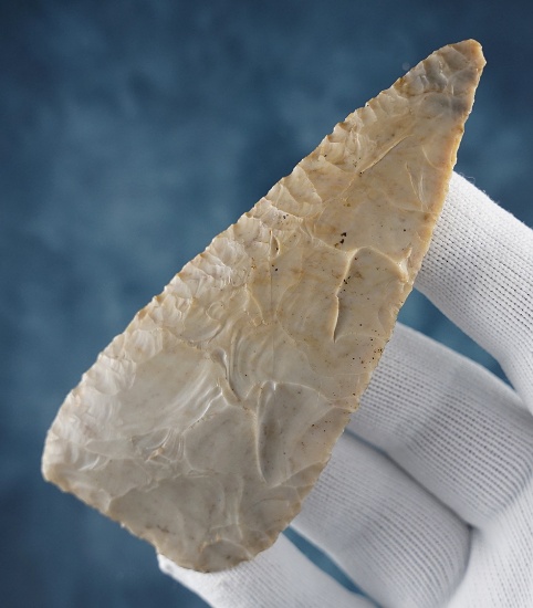 Superb Flaking on this 4 1/4" Ohio Archaic Knife/Blade made from high ...