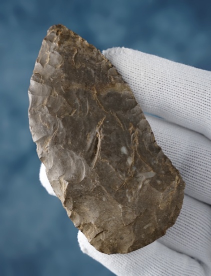 3 7/16" Archaic Blade with heavy ancient grinding to the base ...