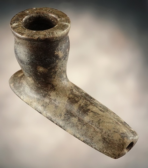 3 1/2" Pipestone Pipe recovered in Ross Co., Ohio. Ex. Mick Van Steen ...