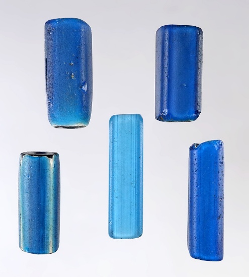 Set of five Nova Cadiz Beads recovered from a Island off the Coast of ...