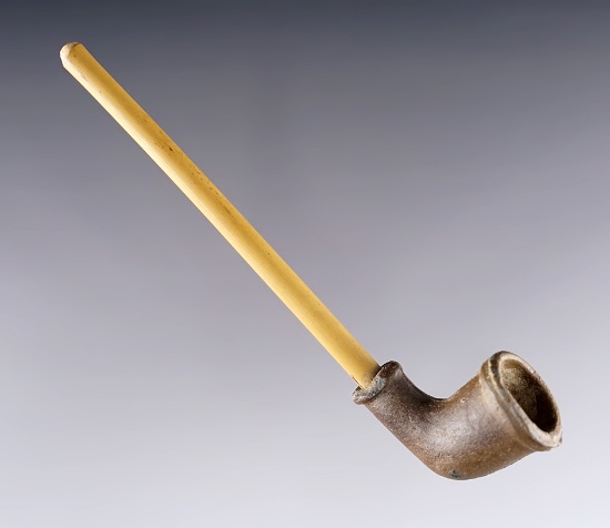Nice 6" Clay Trade Pipe with 1800's Cane Stem. | Art, Antiques ...