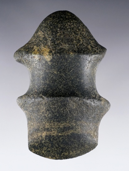 5 5/8" long Full Groove Michigan Barbed Axe made from Porphyry. Found ...