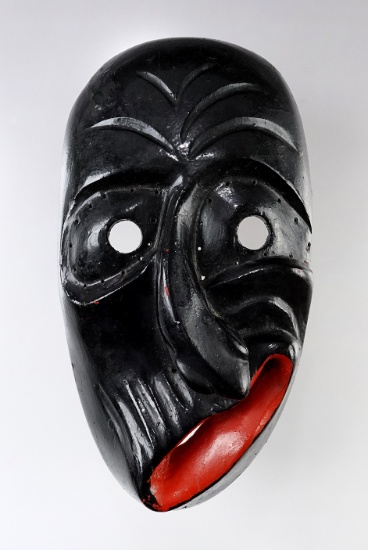 Nicely made 10" Vintage Cherokee Booger Mask that is nicely carved from ...