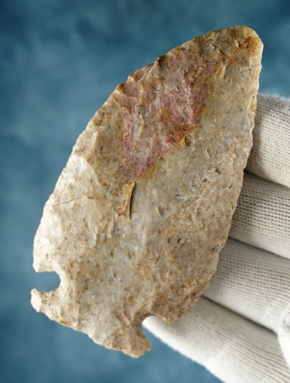3 3/8" Kentucky Cornernotched Knife made from well patinated Chert with ...