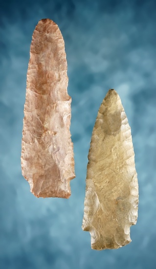Pair of Tennessee points including a Benton, Buzzard Roost Creek. The ...