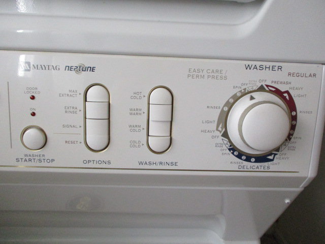Maytag Neptune Stacked Washer Dryer Maytag MAH6700AWW 27 Inch
