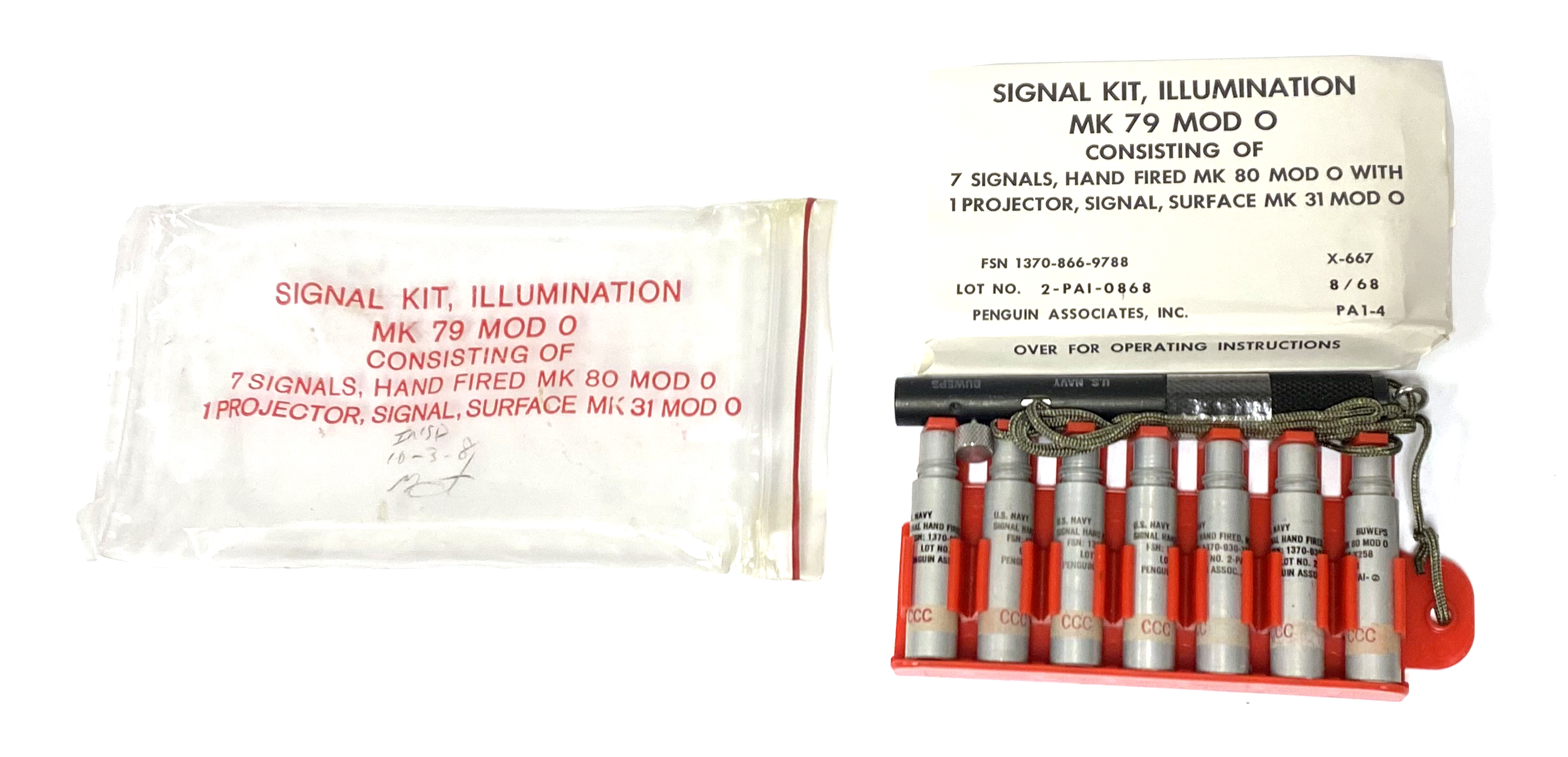 New USN Signal Kit, Illumination MK 79 MOD 0 | Proxibid