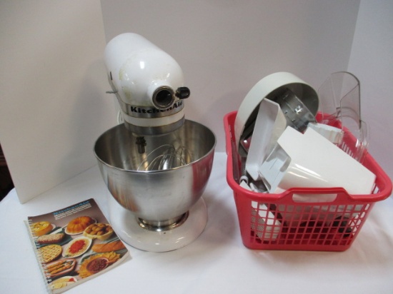 Kitchen Aid Classic Mixer with Attachments and Recipe Booklet | Online ...