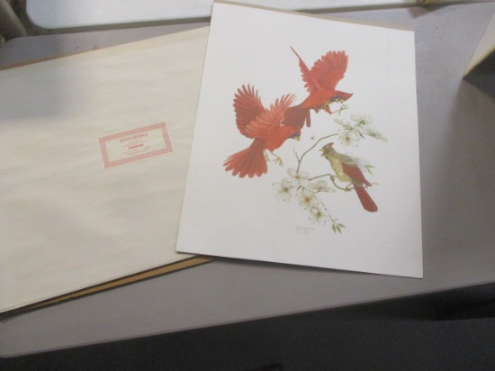 Cecil Eakins Limited Edition Signed and Numbered "Cardinals" Print ...
