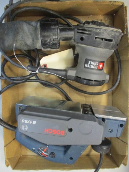 Porter Cable Palm Sander and Bosch Planer | Online Auctions | Proxibid