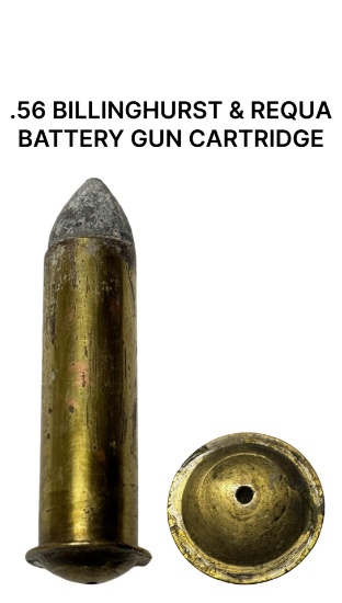 RARE .56 Billinghurst & Requa Battery Gun Cartridge | Guns & Military ...