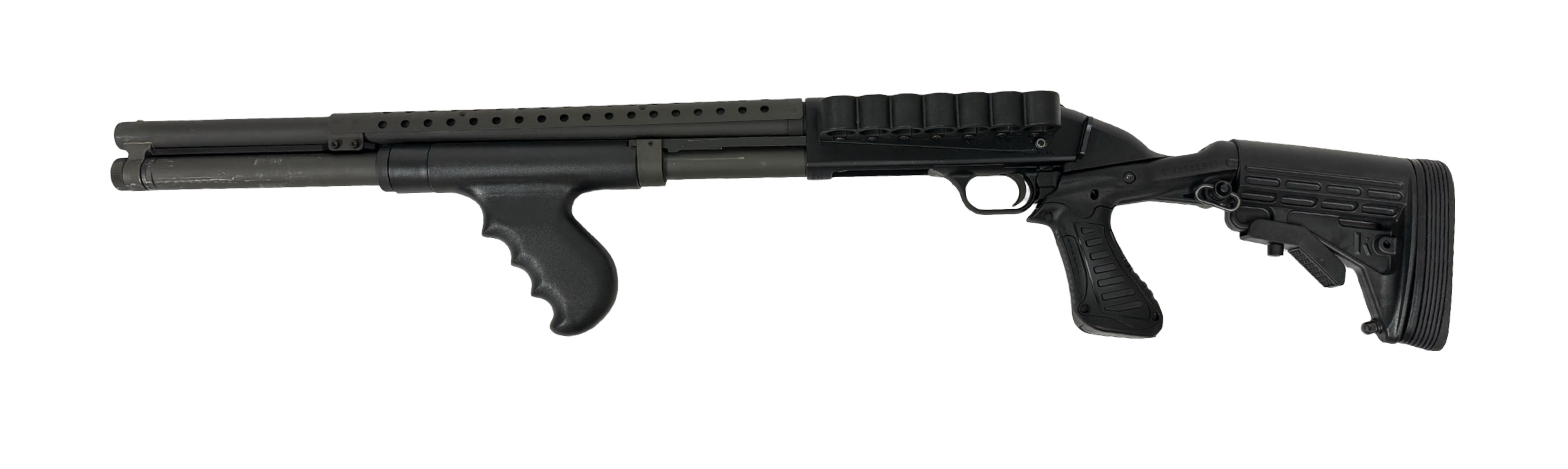 Mossberg Pump Action Shotgun With Pistol Grip