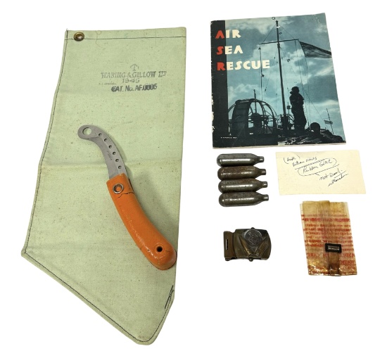 WWII RAF Floating Dinghy Knife 27C/2023 and other WWII Collectibles ...