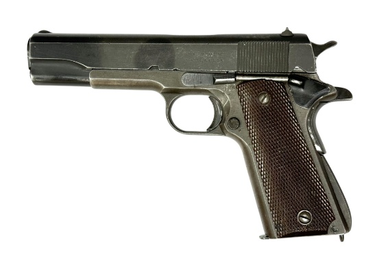 Excellent WWII 1944 Remington Rand 1911 A1 .45 ACP Semi-Automatic Pistol w/ Original "G ...