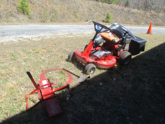 Snapper 28'' Riding Mower 11.0 HP Intek Motor with Thatcher Attachment ...