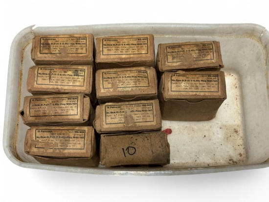 145rds. of German WWII 1941 8mm Mauser Military Surplus Ammunition ...