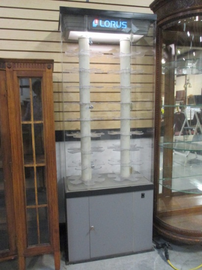 Lorus Illuminated Locking Store Display Cabinet | Online Auctions ...