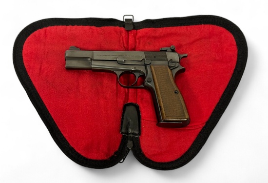 Excellent 1980 FN/Browning Hi-Power Target 9mm Semi-Automatic Pistol ...