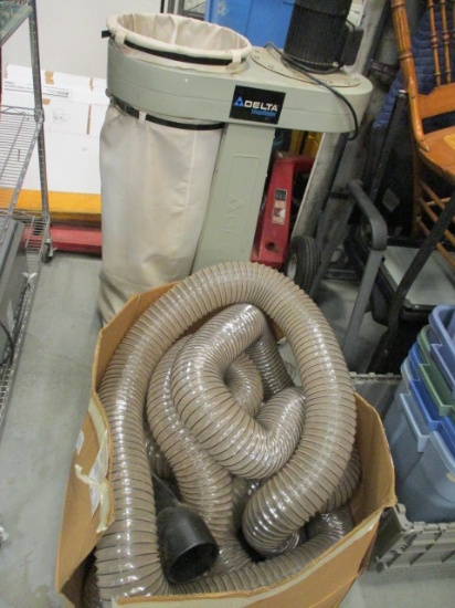 Delta Shopmaster Dust Collection System with 4'' x 5' Clear PVC Hose ...