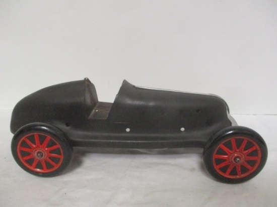 Vintage Pressed Steel Racer with Lithograph Tin Wheels | Online ...