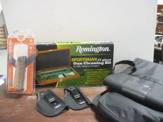 Soft Side Zip Up Rifle Case, Remington Sportsman 27 Piece Gun Cleaning ...