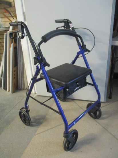Drive Blue Rollator Walker | Online Auctions | Proxibid
