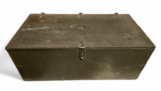 US Military Foot Locker Trunk *LOCAL PICKUP ONLY, NO SHIPPING!* | Guns ...