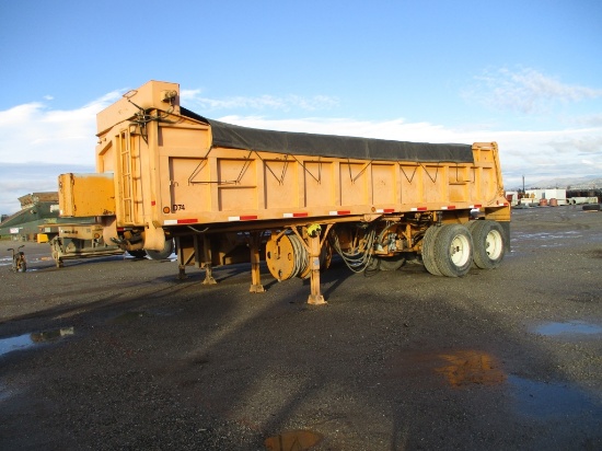 1974 Utility T/A End Dump Trailer, | Commercial Trucks Commercial Truck ...